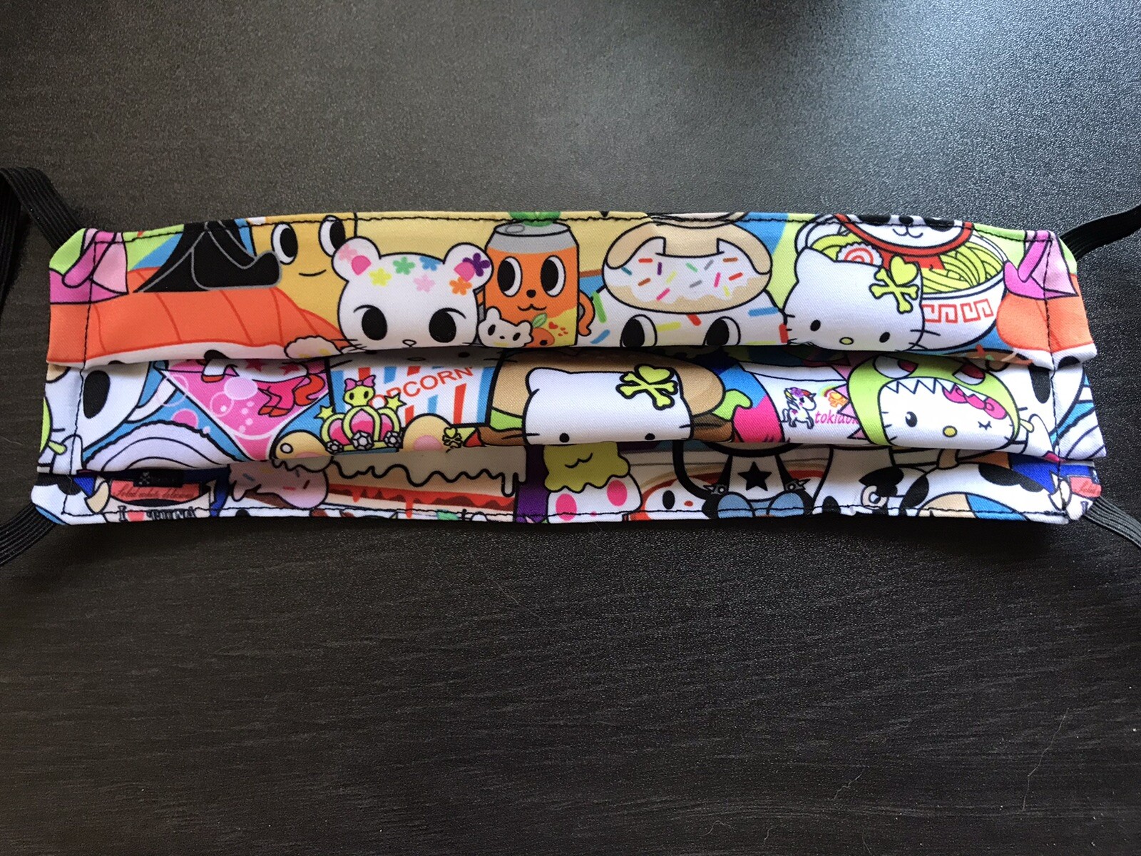 TOKIDOKI HELLO KITTY HANDMADE TRIPLE LAYERS COTTON/POLYESTER MASK ...