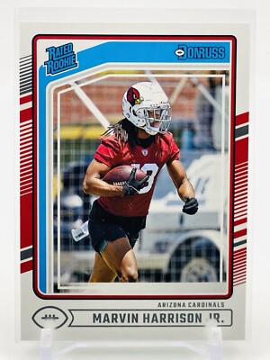 MARVIN HARRISON JR True RC Rated Rook 2024 Donruss Football Cardinals ...