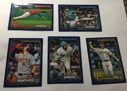 2024 Topps Series 1 Royal Blue Parallel LOT (10) | eBay