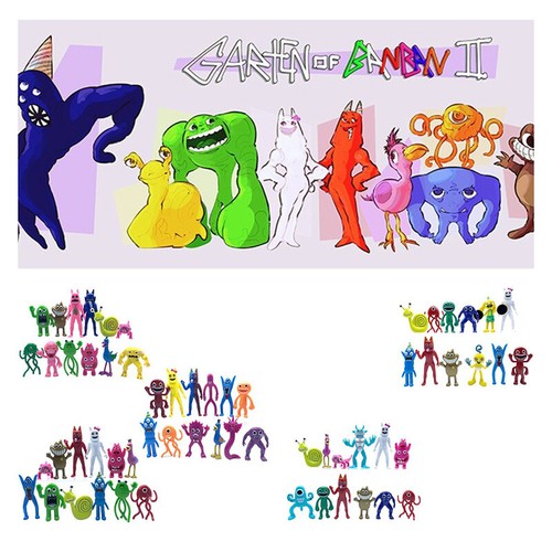 Cute And Colorful Garten Of Banban Figures In Pvc Material Available In ...