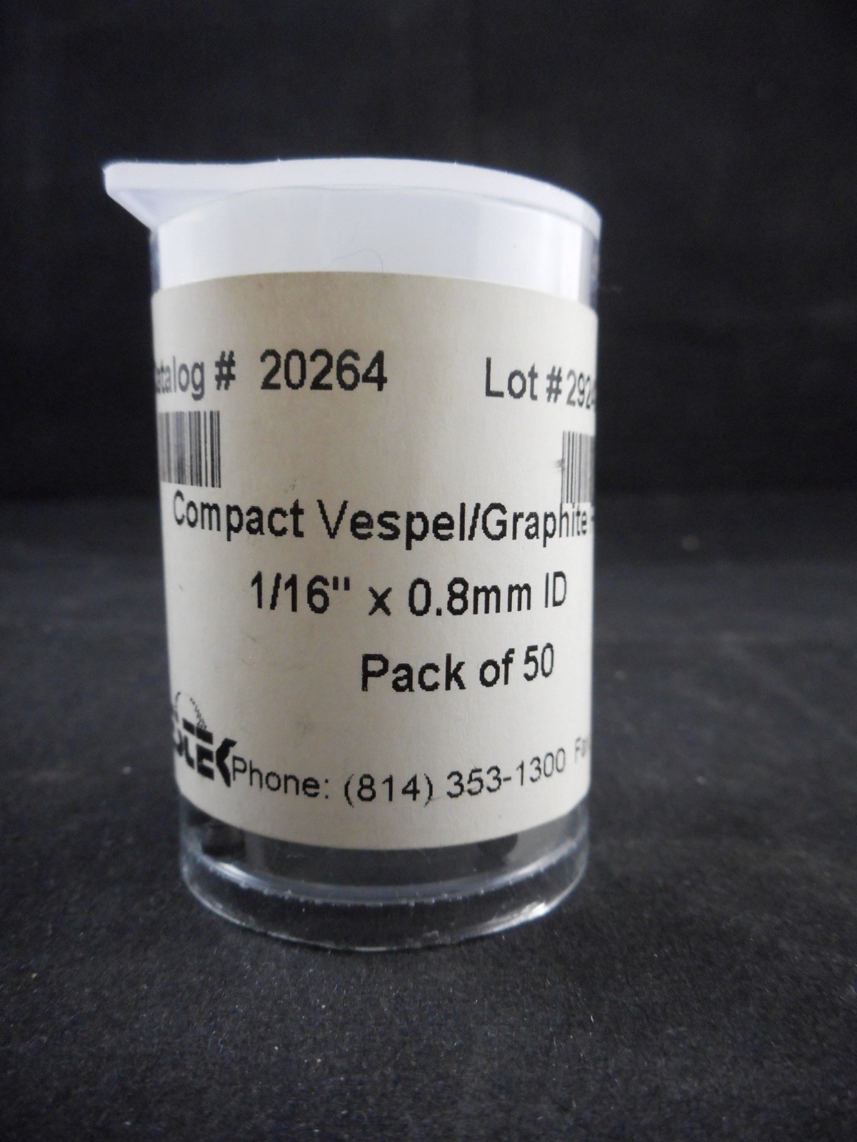 RESTEK Compact Ferrules 60% Vespel 40% Graphite Fit 0.53mm ID MXT ...