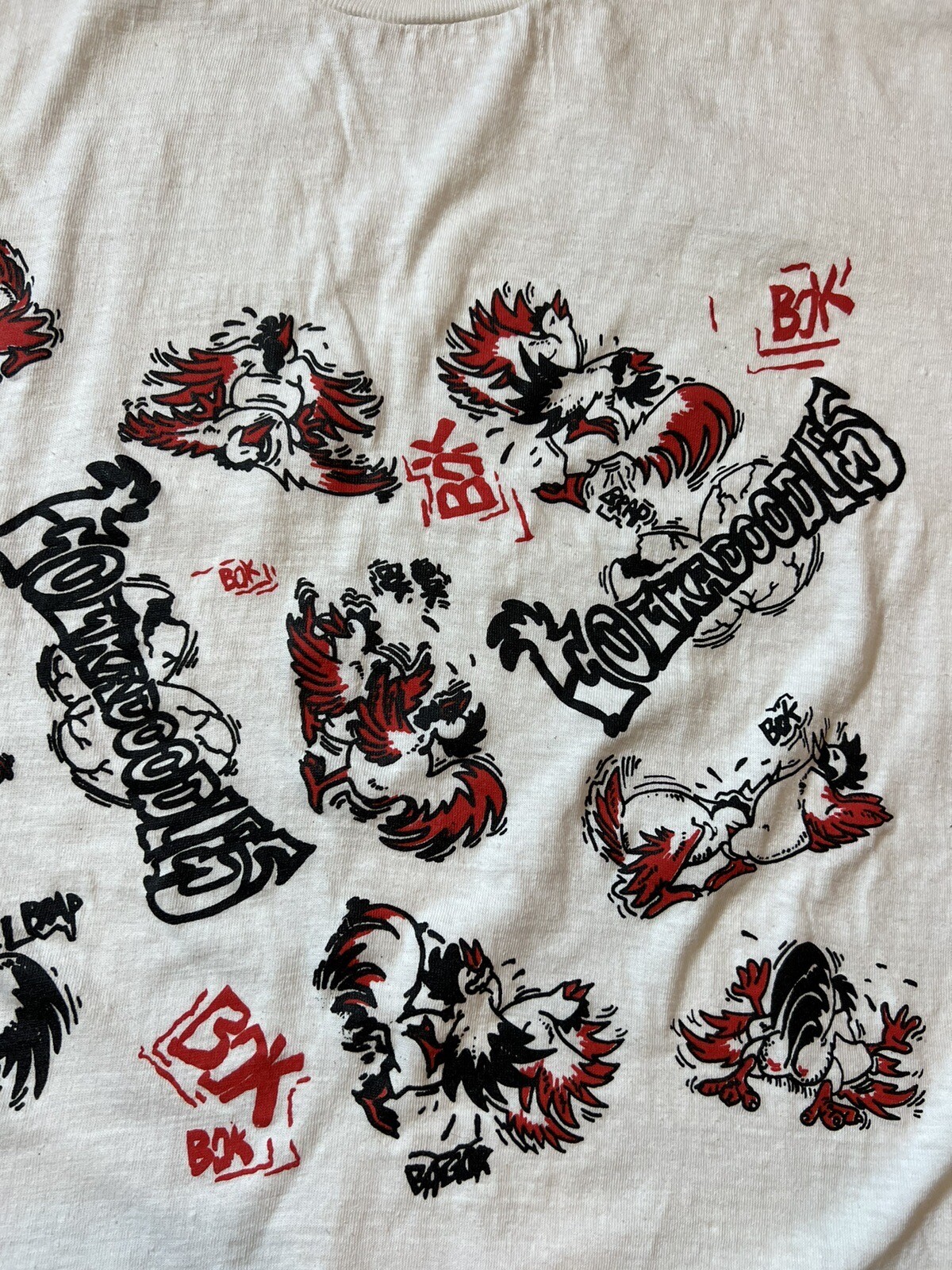 Vintage Fashion Victim Style 90s Skeleton Chicken Sex Positions Shirt ...