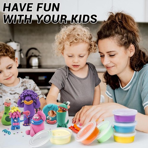 Air Dry Clay- 36 Colors Modeling Clay Kit with 3 Sculpting Tools, 36 | eBay