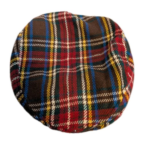 Wool Plaid Driving Cap Newsboy Hat Cabbie Vintage Medium | eBay