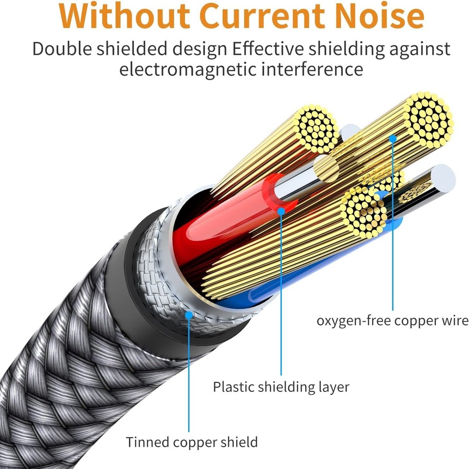 3.5Mm to 2.5Mm Aux Audio Cable (6.6FT), 90 Degree Right Cord Compatible ...