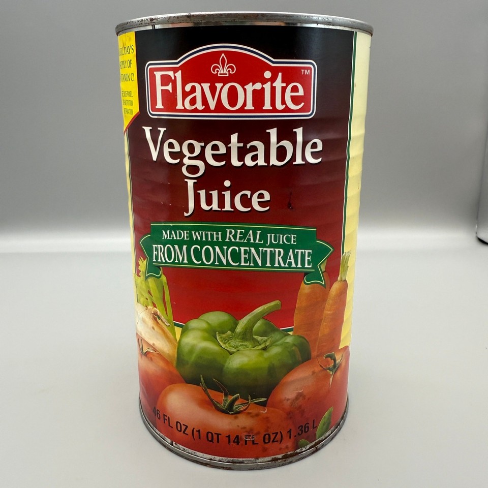 Vintage Flavorite Vegetable Juice New Old stock Collectible 1 Qt 90s ...
