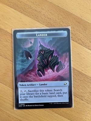 Magic The Gathering Edge of Eternities Tokens Lander 0006 NM | eBay