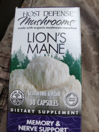 Host Defense Mushrooms Lion's Mane Memory & Nerve Support* 30 Caps EXP ...