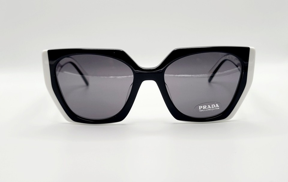 Prada Sunglasses PR15WS 09Q5S0 54mm Black/Talc / Dark Grey Lens ...