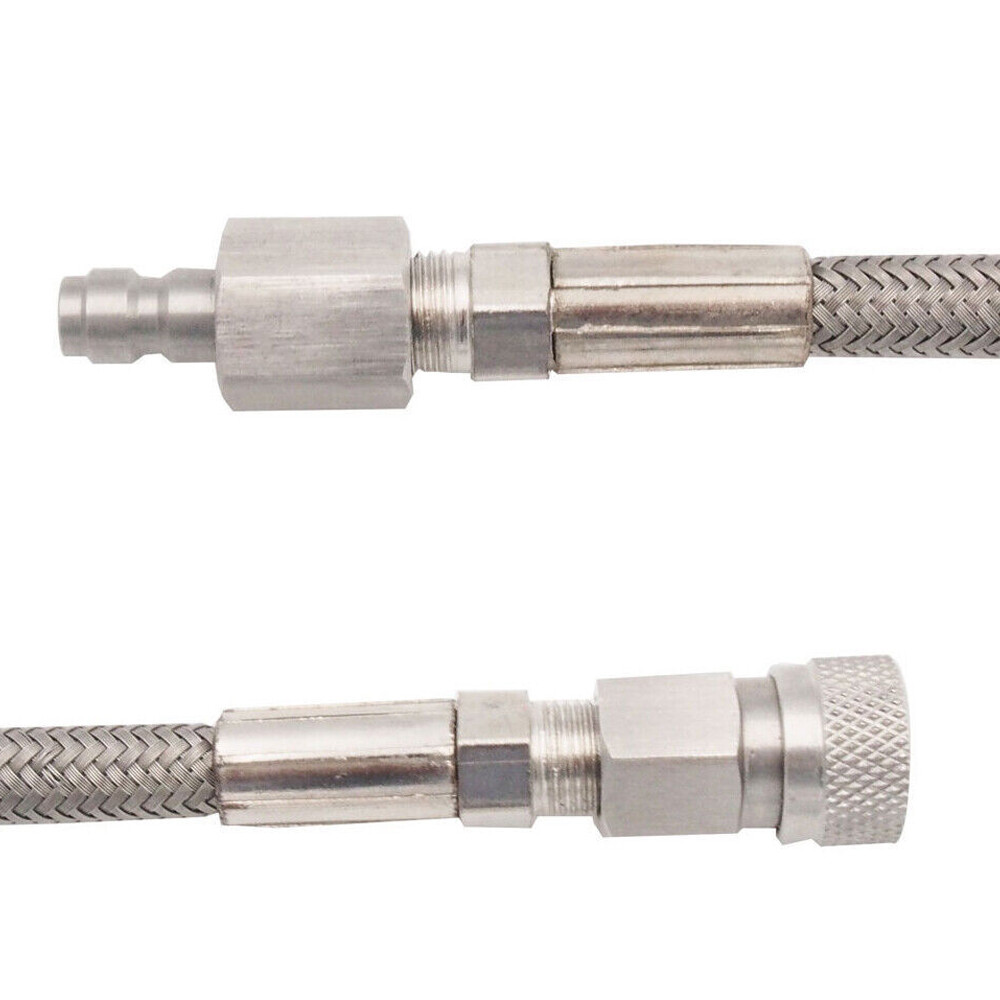 1PC Extension 36'' Stainless Steel Filling Hose Whip Air Fill Station ...