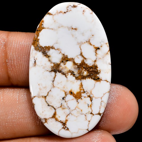 Wild Horse Magnesite Jasper Oval Shape Cabochon Gemstone 24 Ct 36X22X3 ...