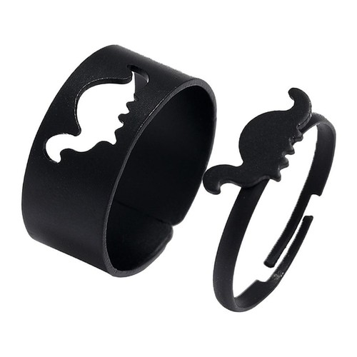 2 Pieces Matching Dinosaur Rings Set Animal Band Rings Sets | eBay ...