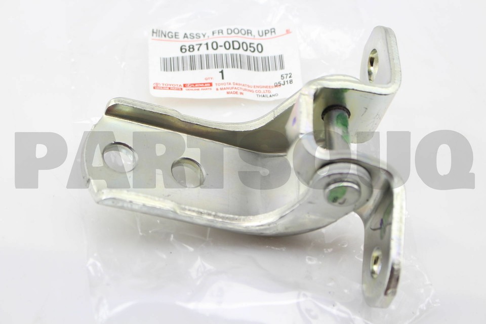 687100D050 Genuine Toyota HINGE ASSY, FRONT DOOR, UPPER RH 68710-0D050 ...