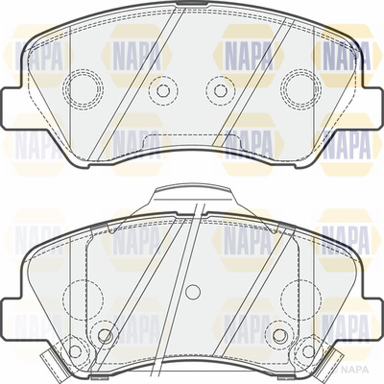 Brake Pads Set Front SJR Fits Kia Rio 2011-2017 1.1 CRDi 1.2 1.4 1.6 ...