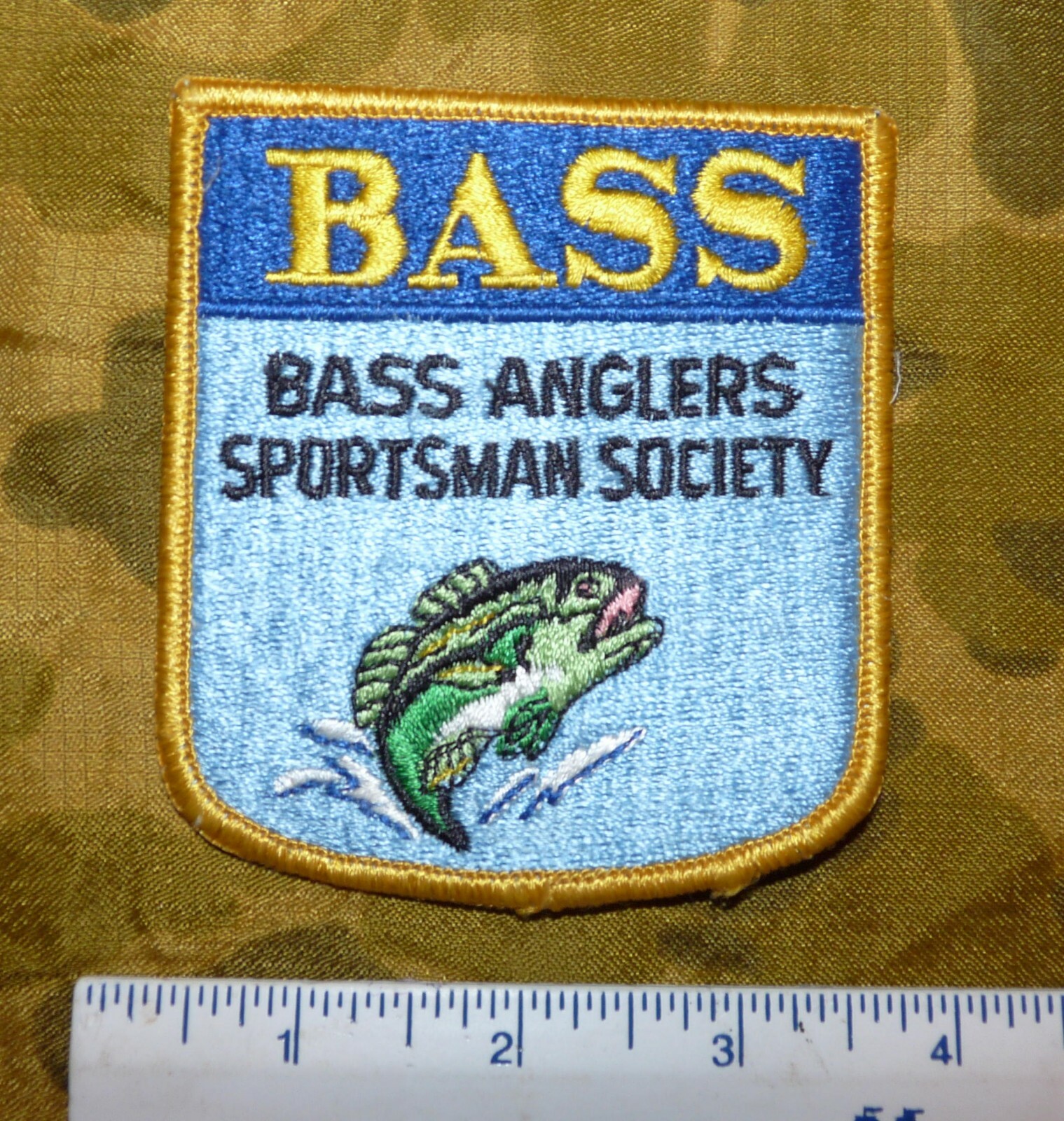 Vintage US Bass Anglers Sportsan Society Embroidered Jacket or Vest ...