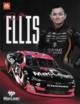 2024 RYAN ELLIS "MAC LEAN POWER CHARLOTTE" #43 NASCAR XFINITY SERIES ...
