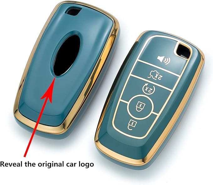 Key Fob Cover Chain for Ford Fusion F-150 Edge Explorer mustang Lincoln ...
