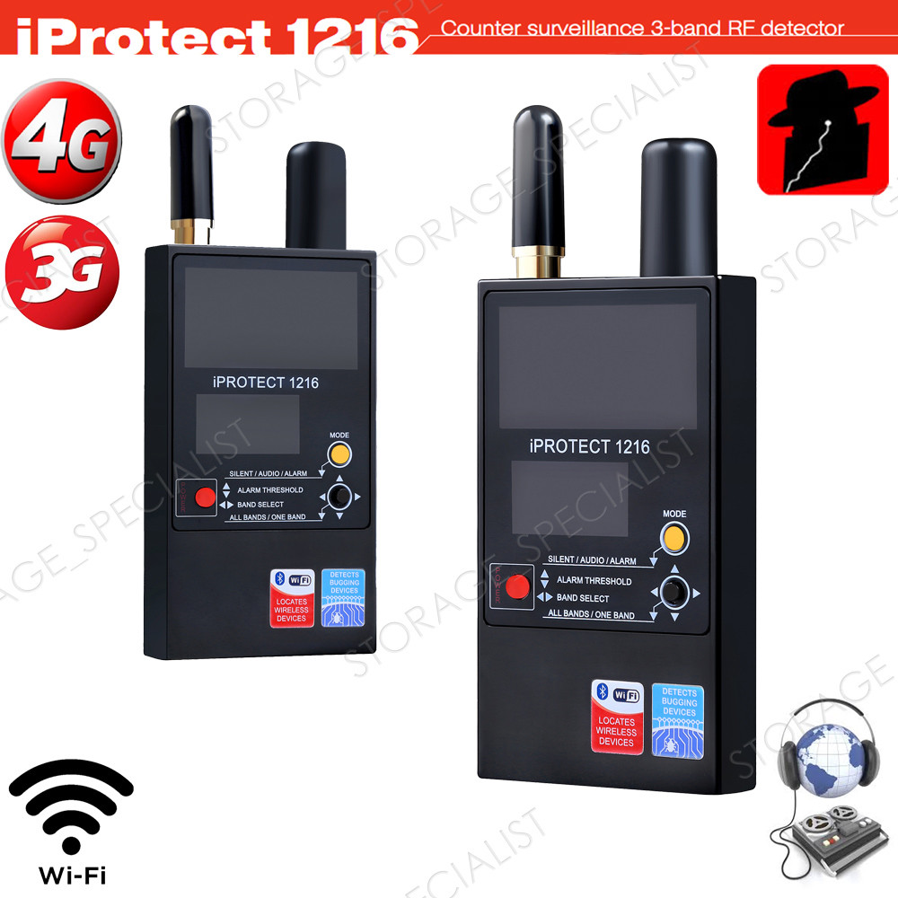 Spy Camera Detector iProtect 1216 Listening GPS Tracker 5G GSM Hidden Bug Finder | eBay