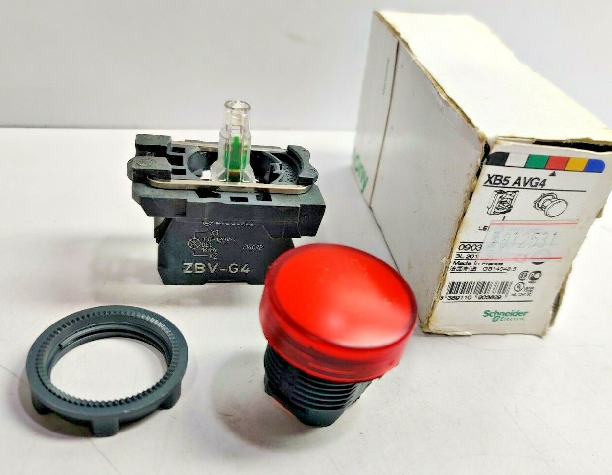 Schneider XB5 AVG4 - Indicator Lamp Red - 6pc lot | eBay