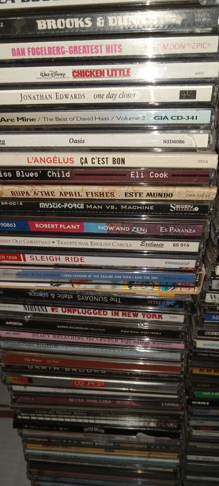Personal Collection Lot Of 90 Classic Rock Cds 🔥☆ Estate Sale See Pics ...