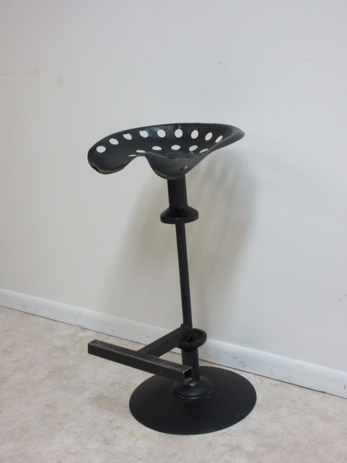 Antique Industrial Custom Made Tractor Seat Bar Stool A | eBay