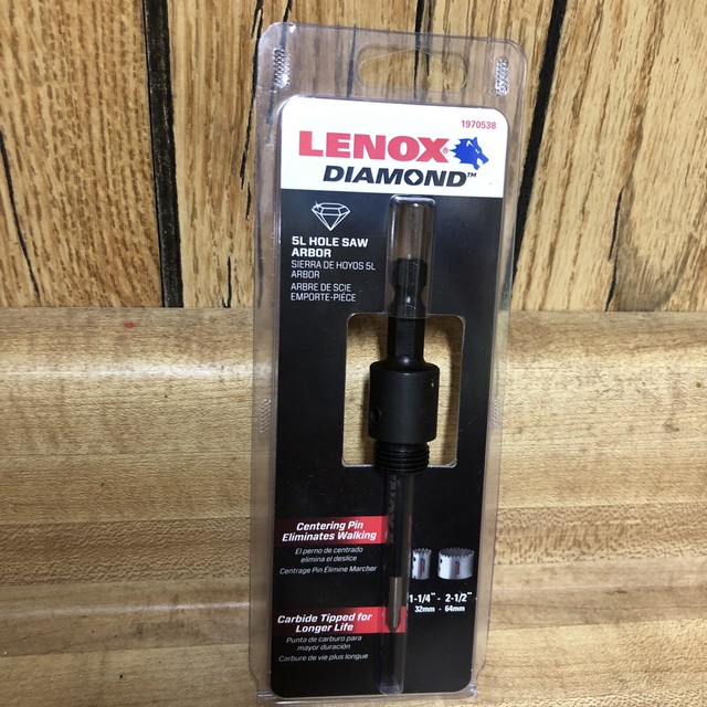 Lenox Tools 1779669 5l Snap Back Arbor With 3-1/4-inch Pilot Bit for ...