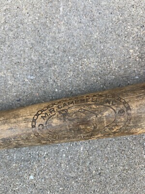 Vtg MR M.R. Campbell Official Diamond Ball Bat Baseball Camel Logo ...