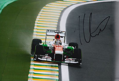 James Calado Hand Signed 12x8 Photo Sahara Force India F1 18. | eBay
