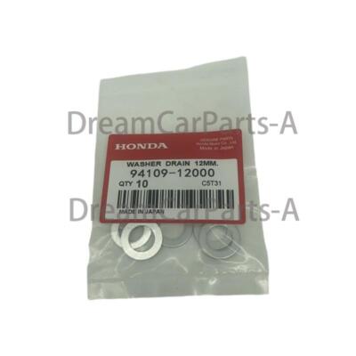 NEW 10PCS Aluminum Drain Plug Washer (12mm) 94109-12000 Fits For Honda ...