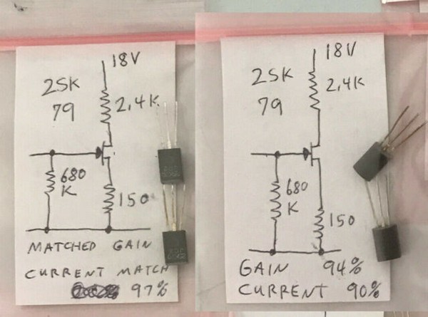 Sony V-FET SIT Semiconductor Transistor Pair - Black (2SK79) for sale ...