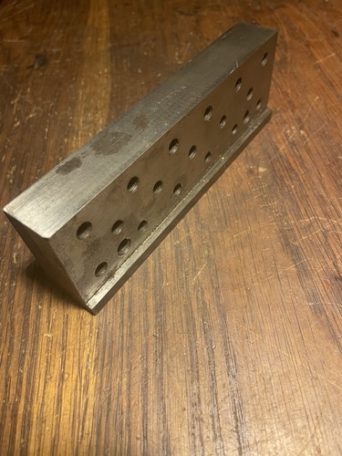 6" Wide Block Fixture Industrial Tapped Tool Holder Lathe Mill Turning ...