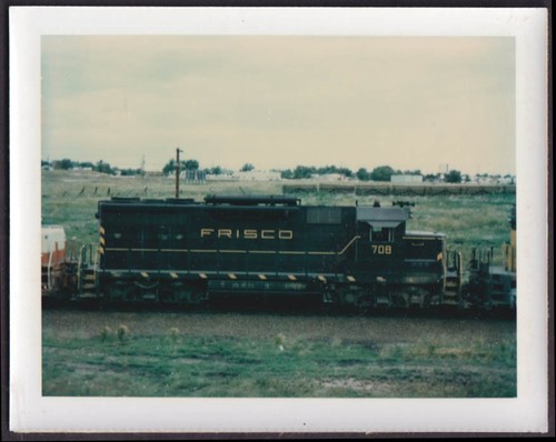 Frisco RR EMD GP35 diesel locomotive #708 color photo | eBay.de