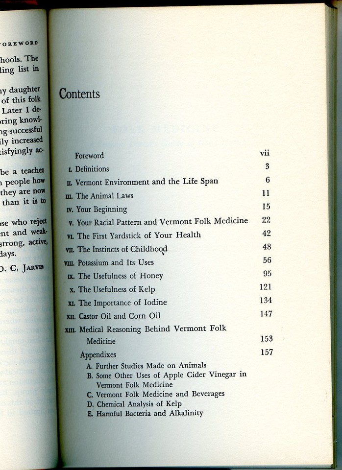 Folk Medicine, Vermont Doctor's Guide To Good Health, by; Jarvis - HC ...