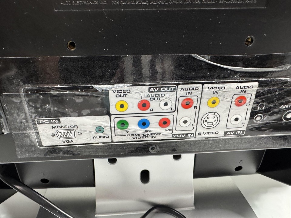 TruTech 19" LCD Gaming TV DVD PC Monitor Model PLV31199S1 Combo AV ...