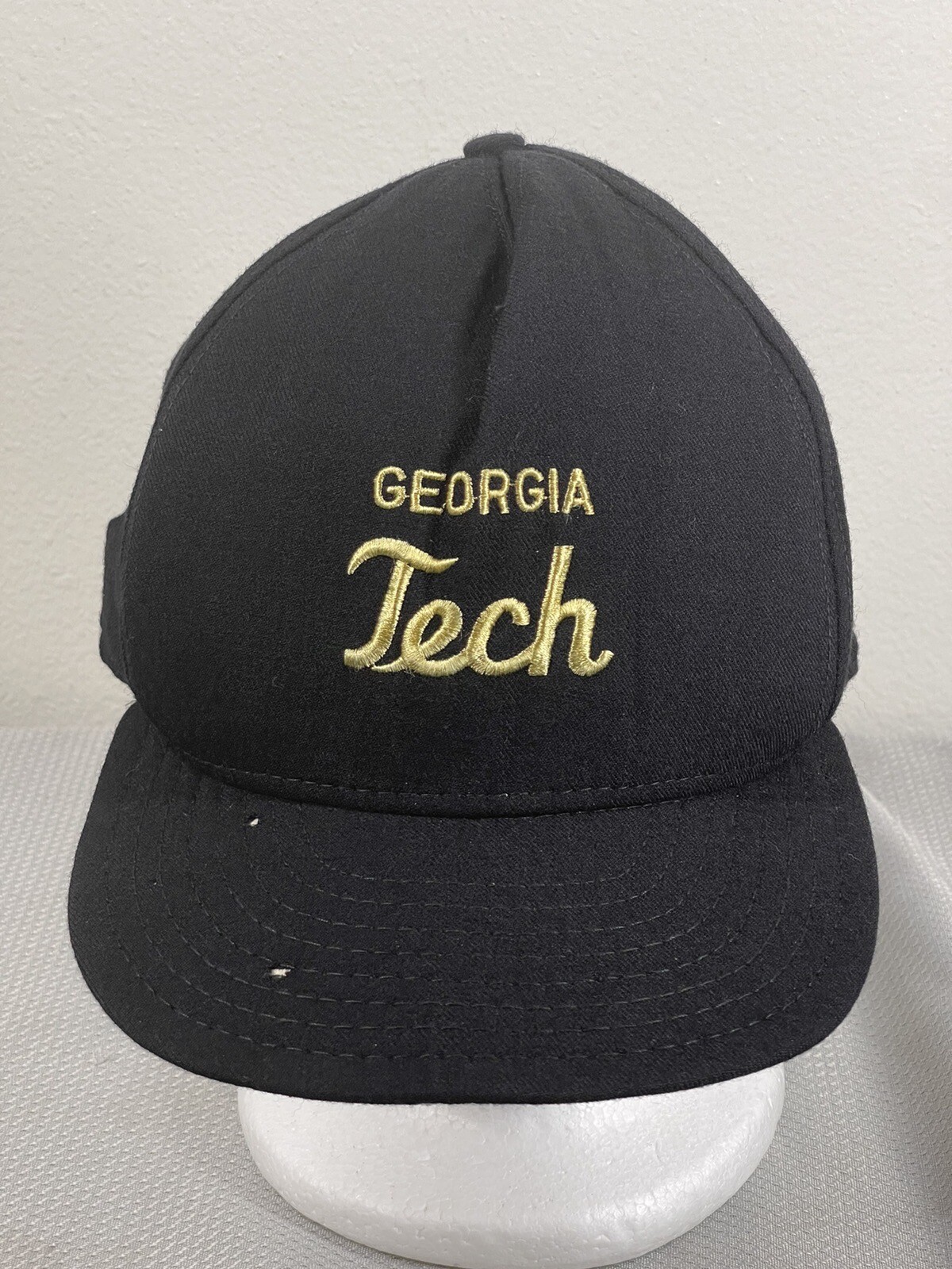 Vintage 80s AJD Hat Cap Georgia Tech Yellow Jackets Script Direct ...