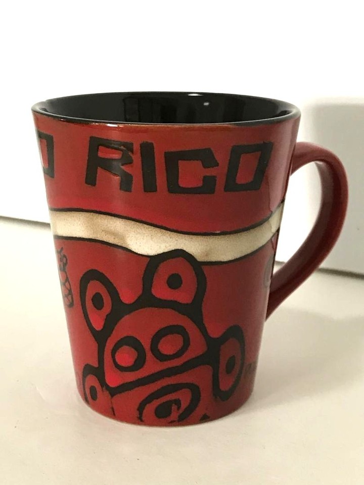 Puerto Rico Ceramic Coqui Taino Coffee Mugs Cups 12oz or 16oz Fine ...