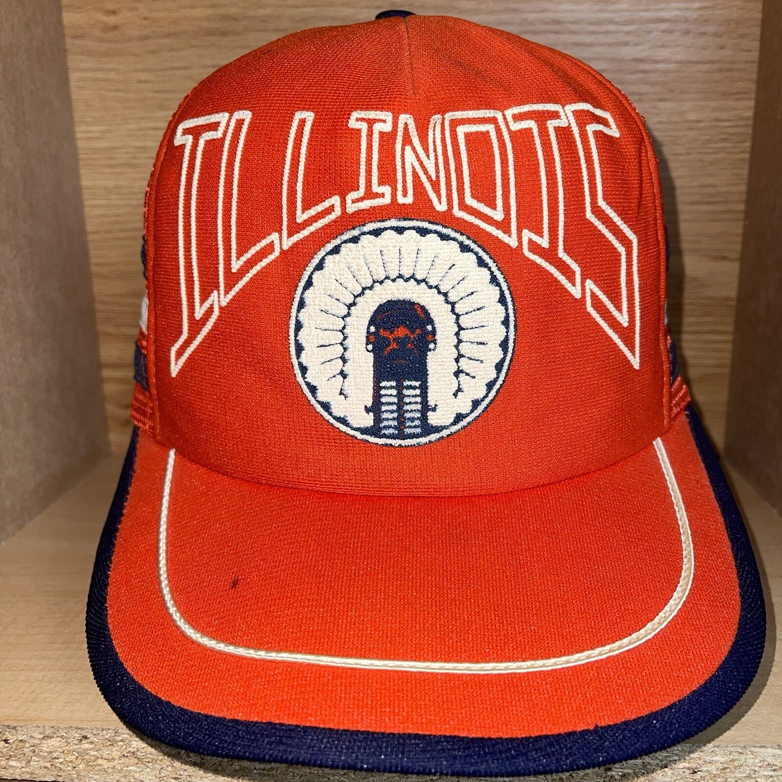 Vintage University of Illinois Indian Chief Illiniwek… - Gem