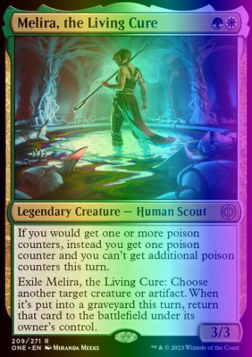 MTG Melira, the Living Cure (209/530) Phyrexia All Will Be One LP FOIL ...