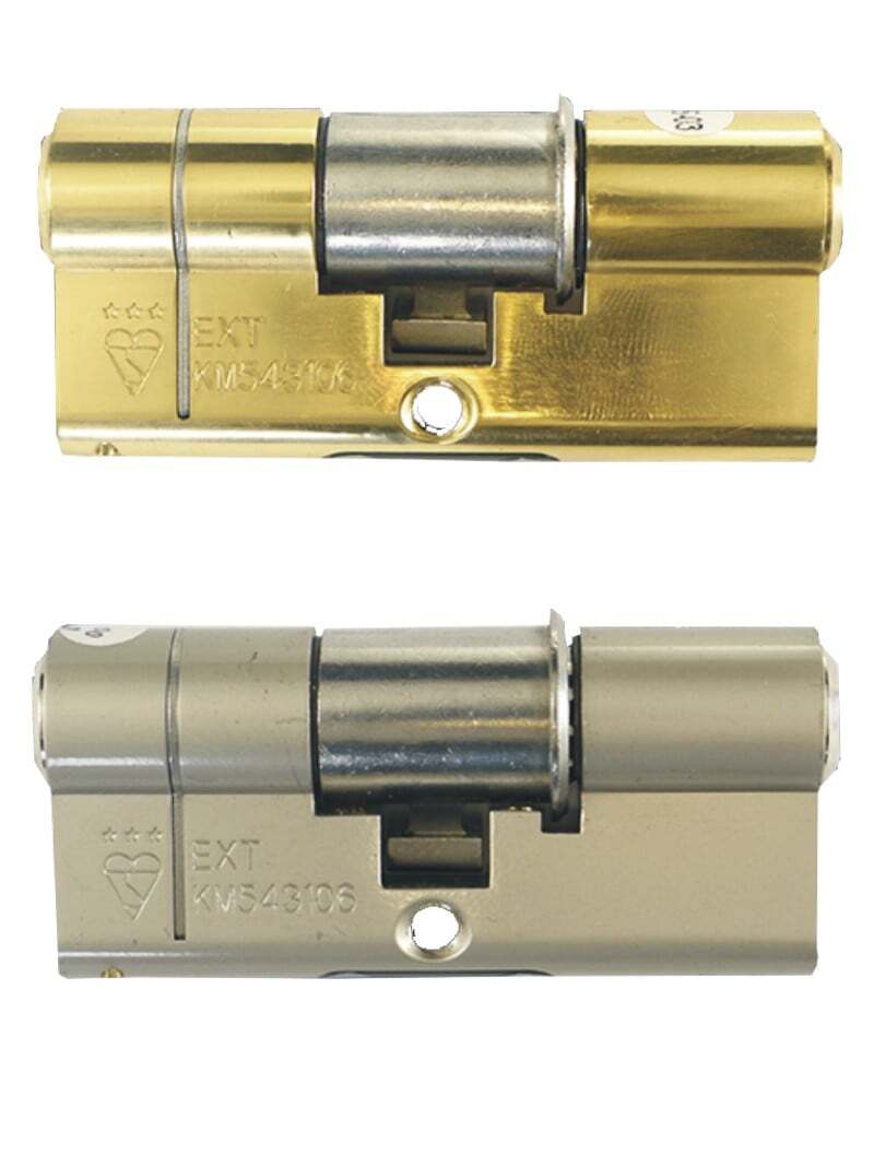 Kinetica 3 Star Cylinder Euro Door Lock Anti Snap BSI Kite Mark Secure ...