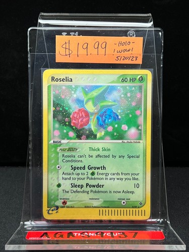 Roselia 9/97 HP60 | Holo | WOW | Vintage Pokémon Card 2003 FAST ...