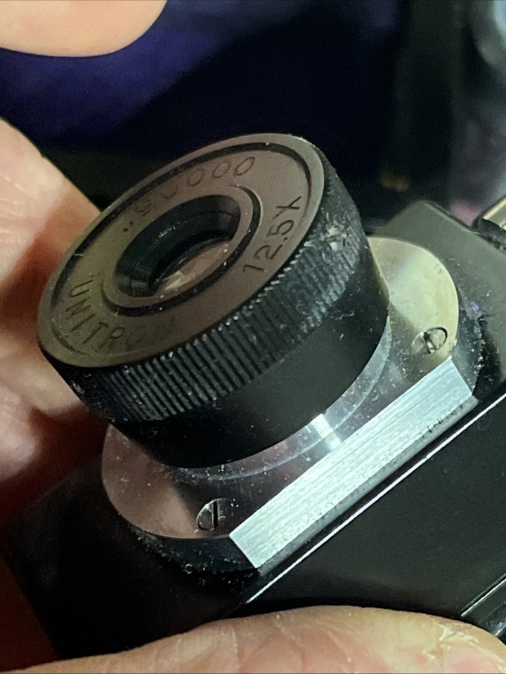 UNITRON OCULAR MICROMETER FOR MICROSCOPES LINEAR MEASUREMENT 125X | eBay