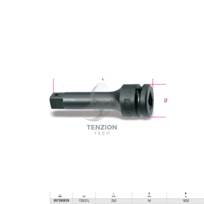 Prolunga Macchina Attacco Quadro Maschio Femmina 1" - Beta 729/22 | eBay