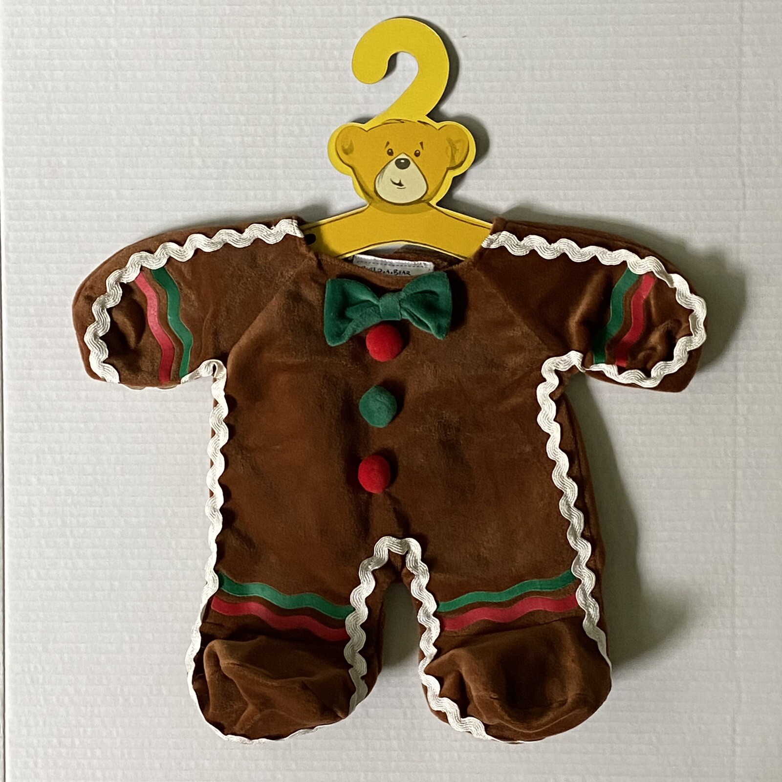 Build A Bear Gingerbread Man Outfit Costume Suit New Christmas Winter ...