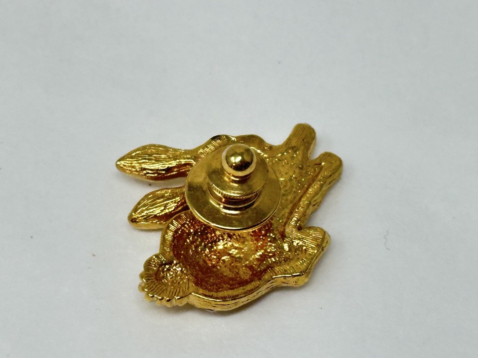 Vintage AVON Gold Tone Rhinestone Bunny Rabbit Pin | eBay
