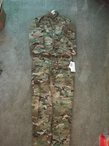 NWT US Army Combat Uniform Shirt & Trouser OCP Camo Pant Set UNISEX Sz ...