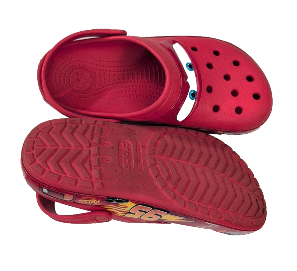 Crocs Adult Disney Pixar Cars Lightning McQueen Light Up Clog - 7 Men 9 ...