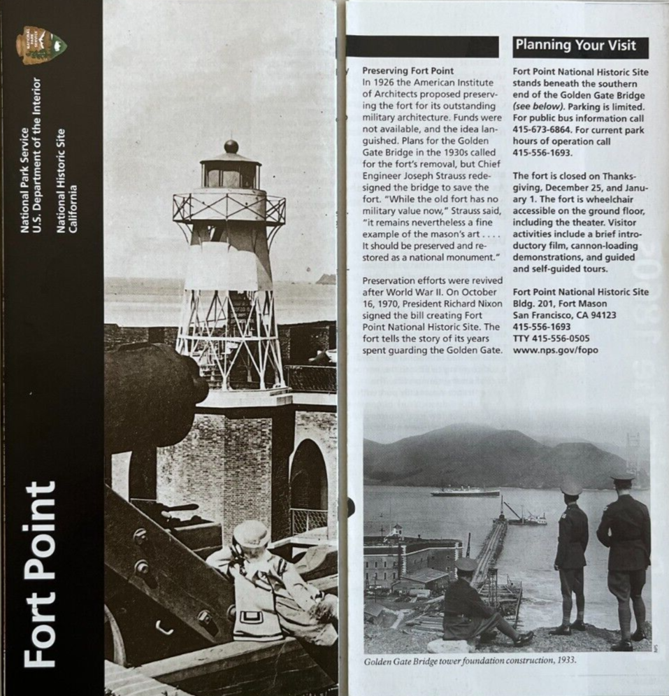 2026 FORT POINT NHS - GOLDEN GATE NATIONAL PARK SERVICE UNIGRID ...