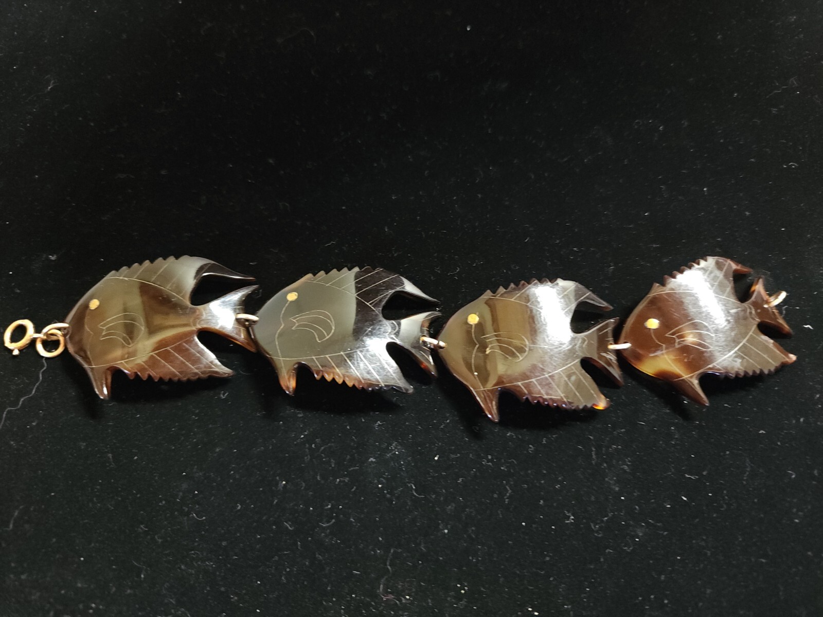 Vintage Synthetic Tortoise Shell Tropical ANGEL FISH … - Gem