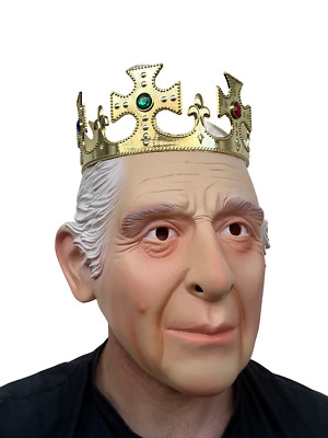 King Charles III Mask British Monarch Royal Family Latex Prince mask | eBay