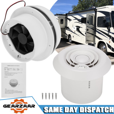 12V Roof Vent Fan Camper Van Motorhome RV Caravan Skylight Vent | eBay UK